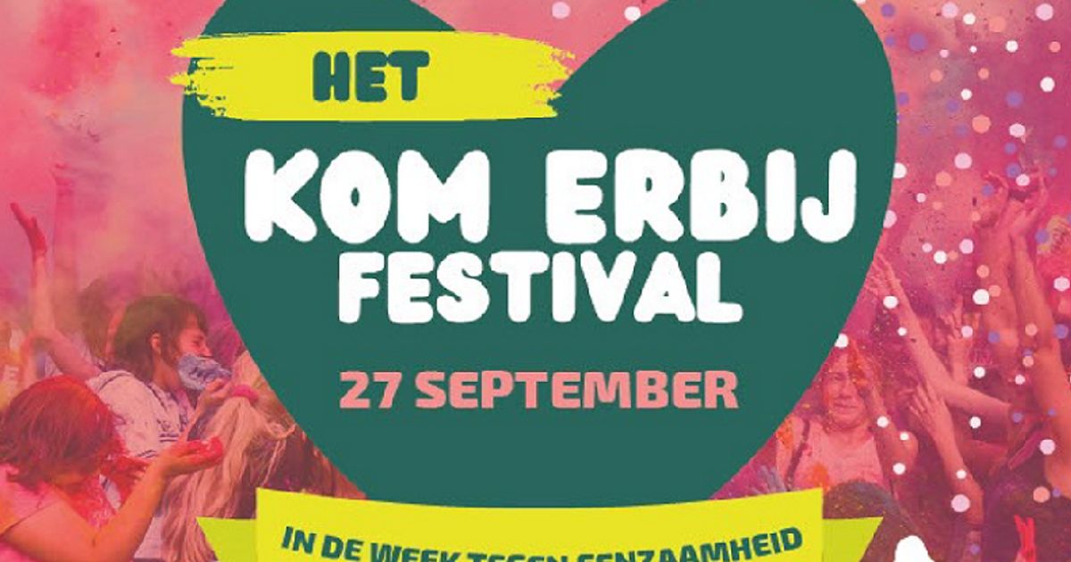 Kom Erbij Festival in Almere | Eén tegen eenzaamheid